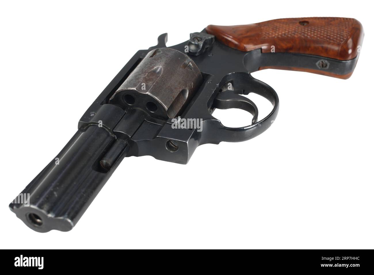 Revolver isolated on white background Stock Photo - Alamy