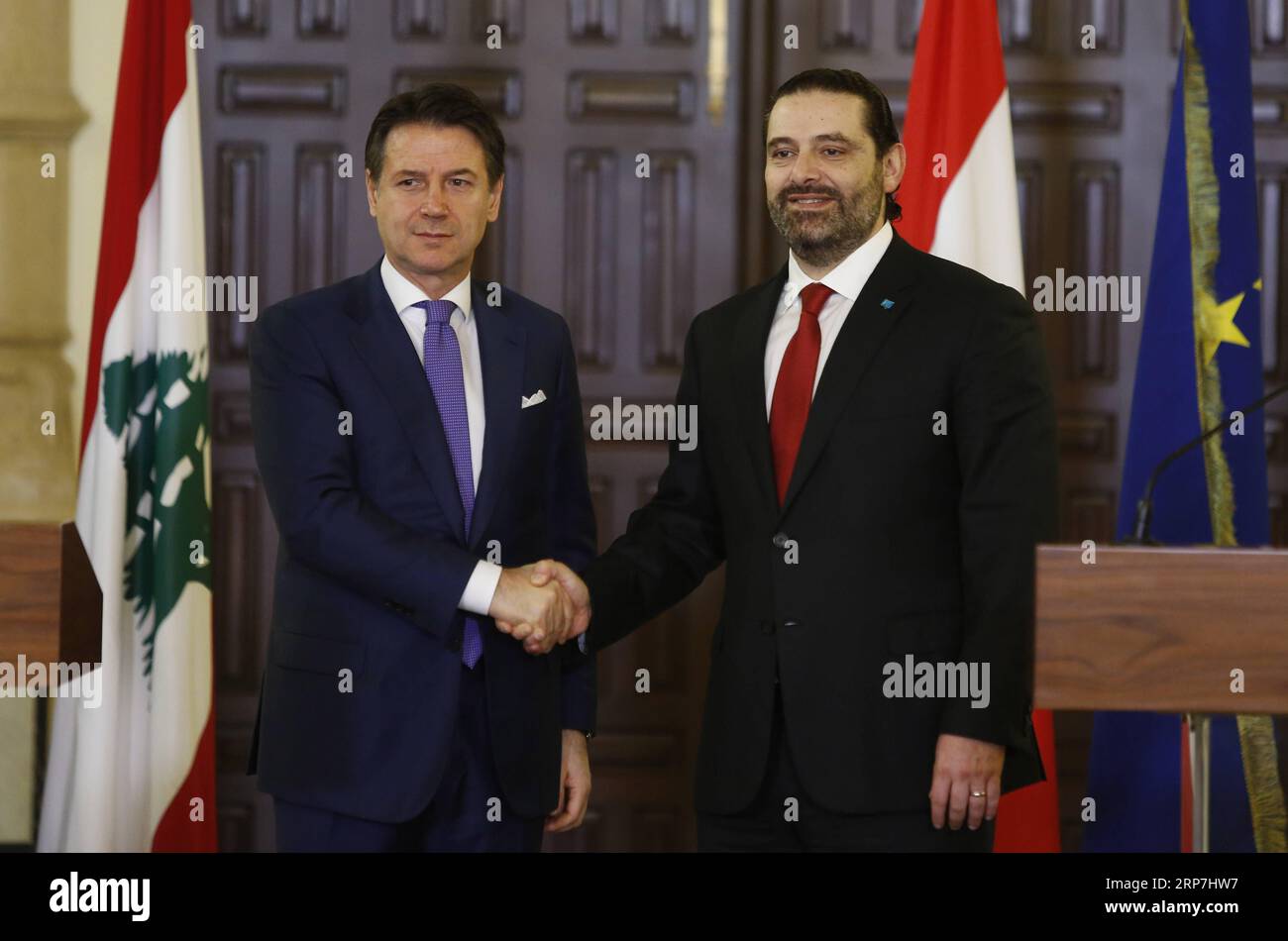 Giuseppe conte in beirut hi-res stock photography and images - Alamy