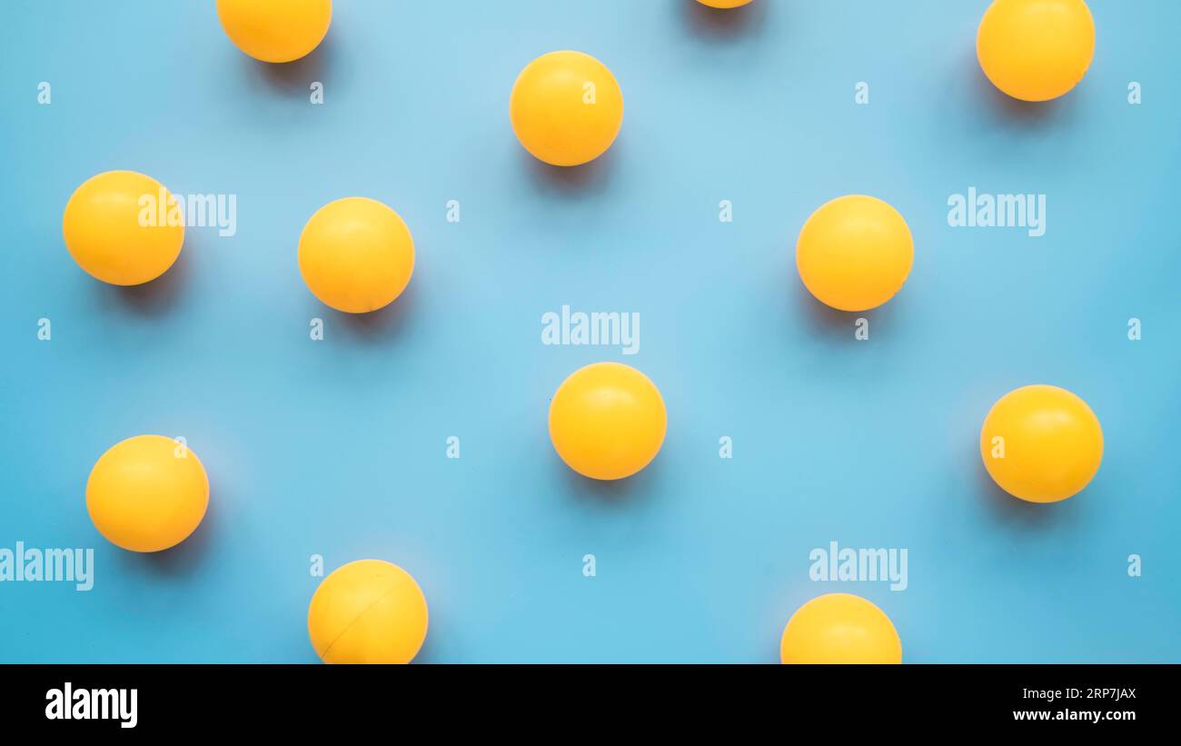 Lovely sport composition with ping pong elements Stock Photo - Alamy