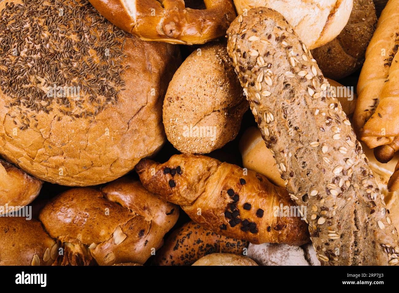 Overhead breakfast bun hi-res stock photography and images - Alamy