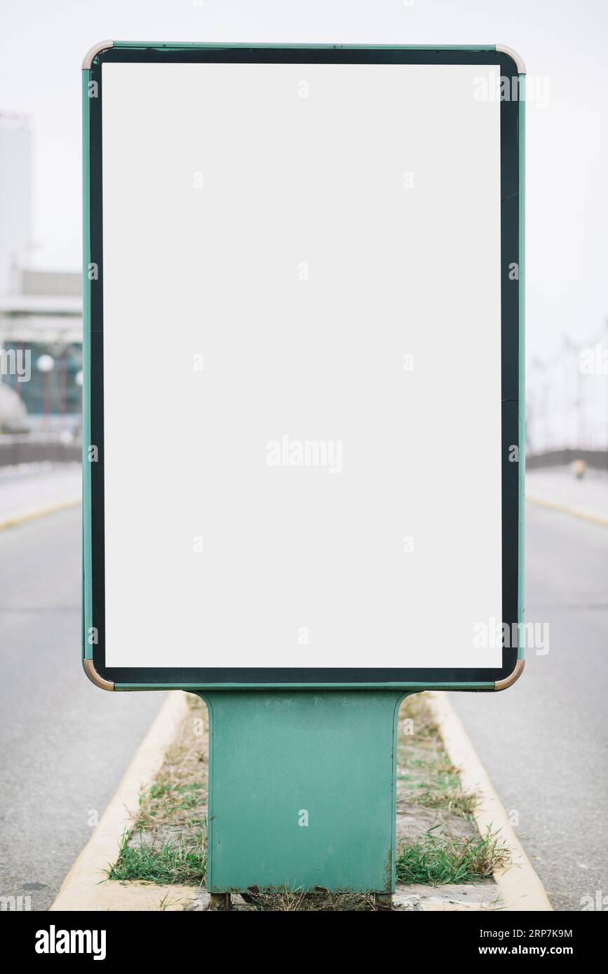 Close up billboard road Stock Photo - Alamy