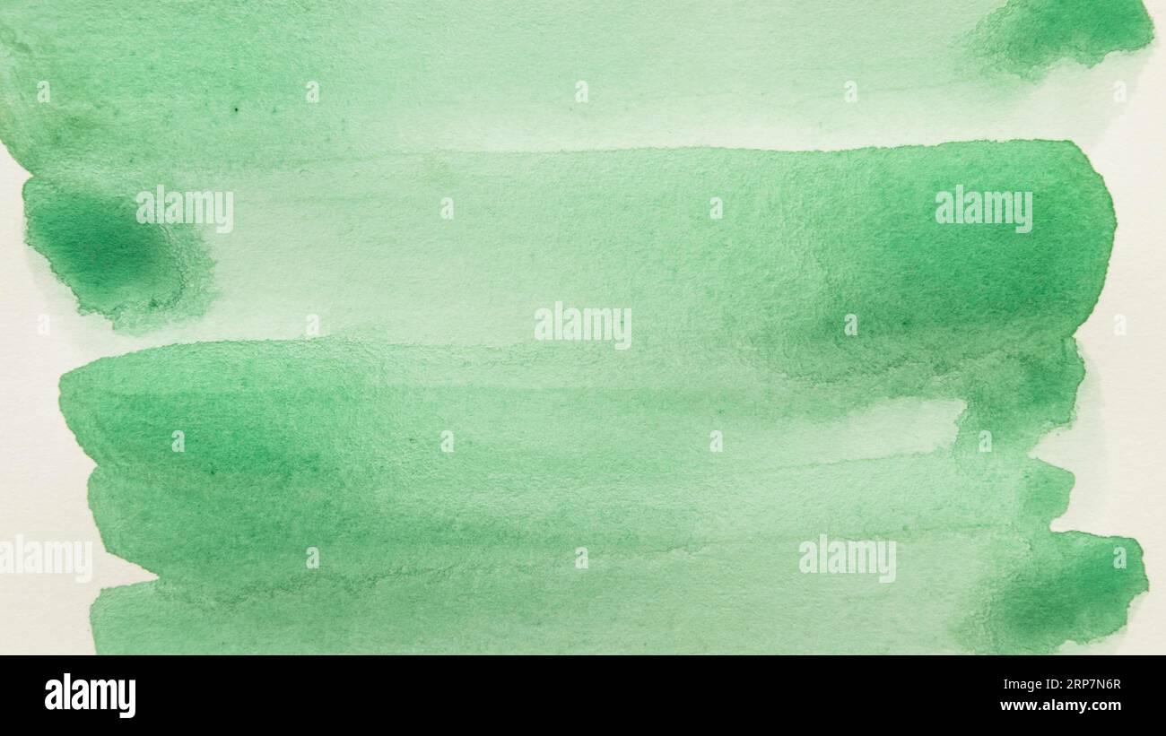 Full frame green brush stroke against white background Stock Photo - Alamy