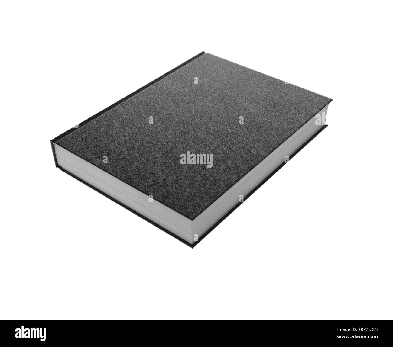 Blank mockup black book cover isolated on a white background Stock ...