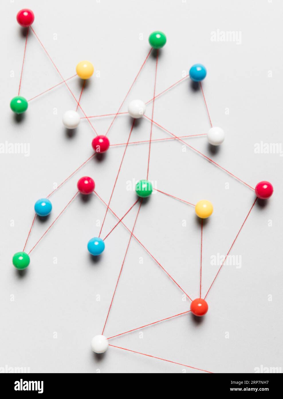 High view pushpin map white wallpaper Stock Photo - Alamy
