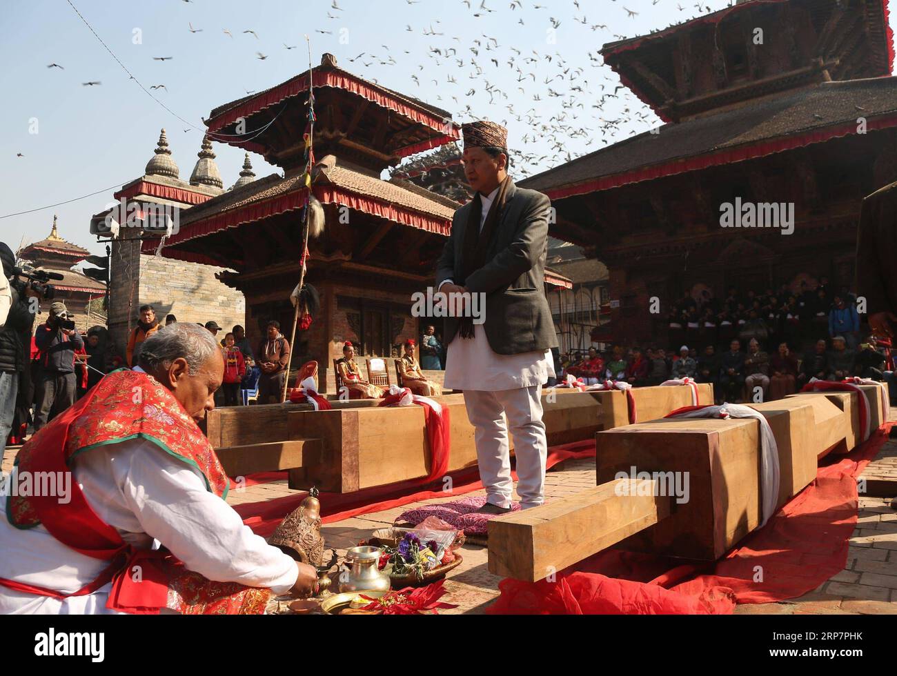 (190210) -- KATHMANDU, Feb. 10, 2019 -- Mayor of Kathmandu Metropolitan ...