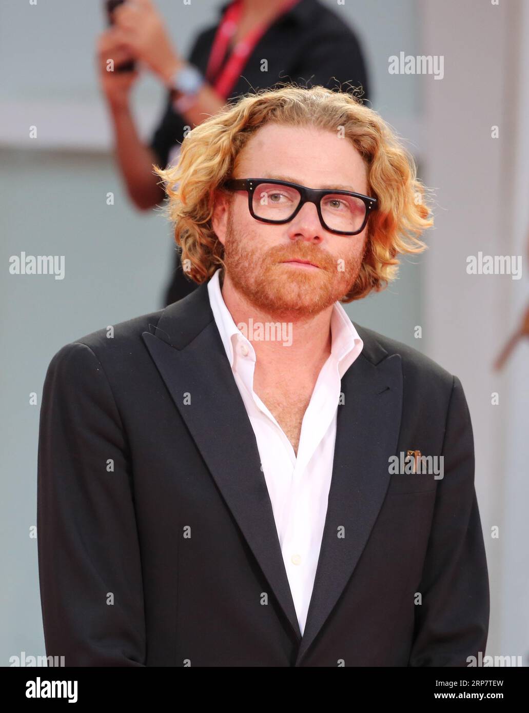 Venice, Italy, 3rd September, 2023. Erik Messerschmidt arriving on the ...