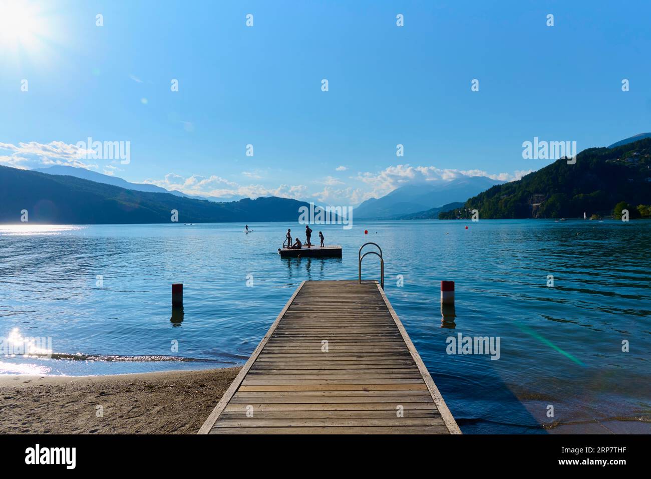 Raft footbridge hi-res stock photography and images - Alamy