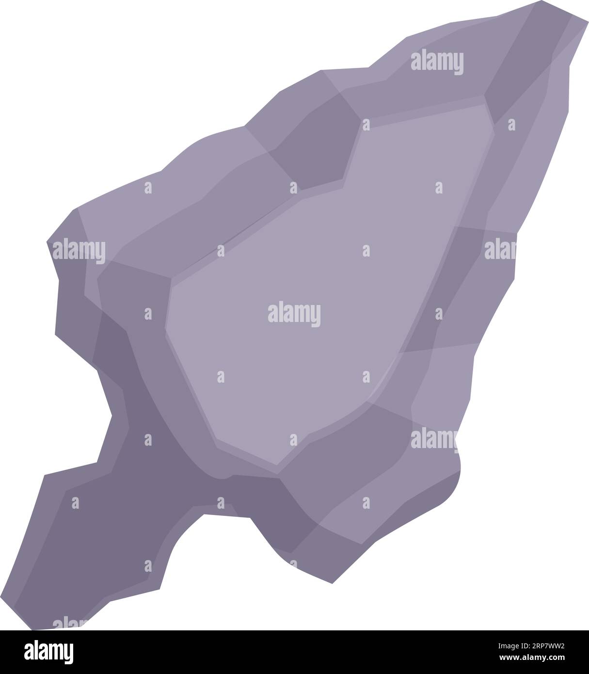 Stone age arrow point. Primitive hunting weapon, caveman tools cartoon ...