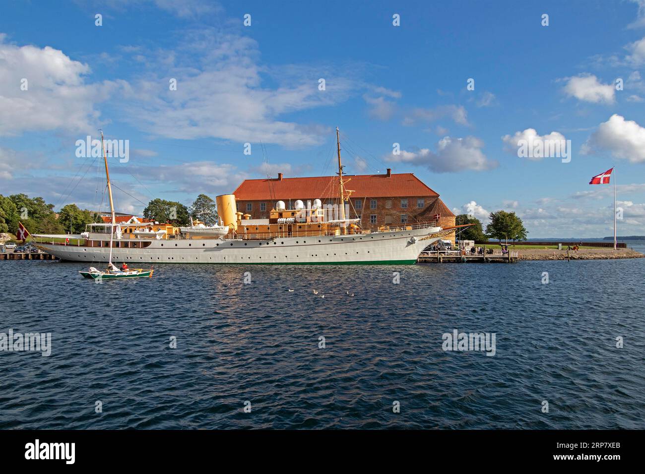 Castle and Royal Yacht, Sonderborg, Syddanmark, Denmark Stock Photo - Alamy