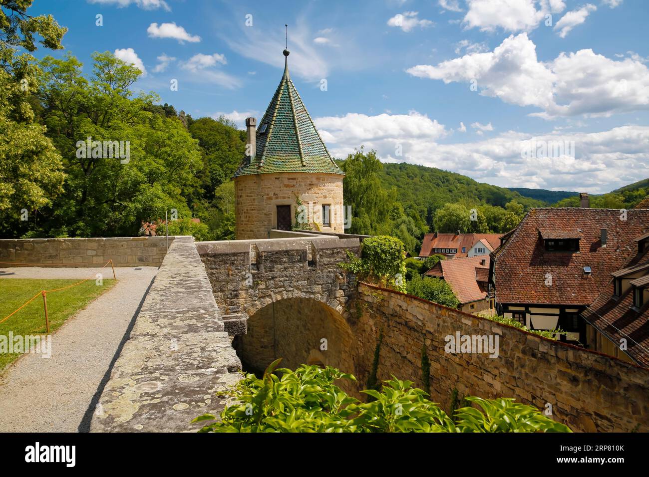 Green Tower, former dungeon, monastery walls, south side of the castle ...