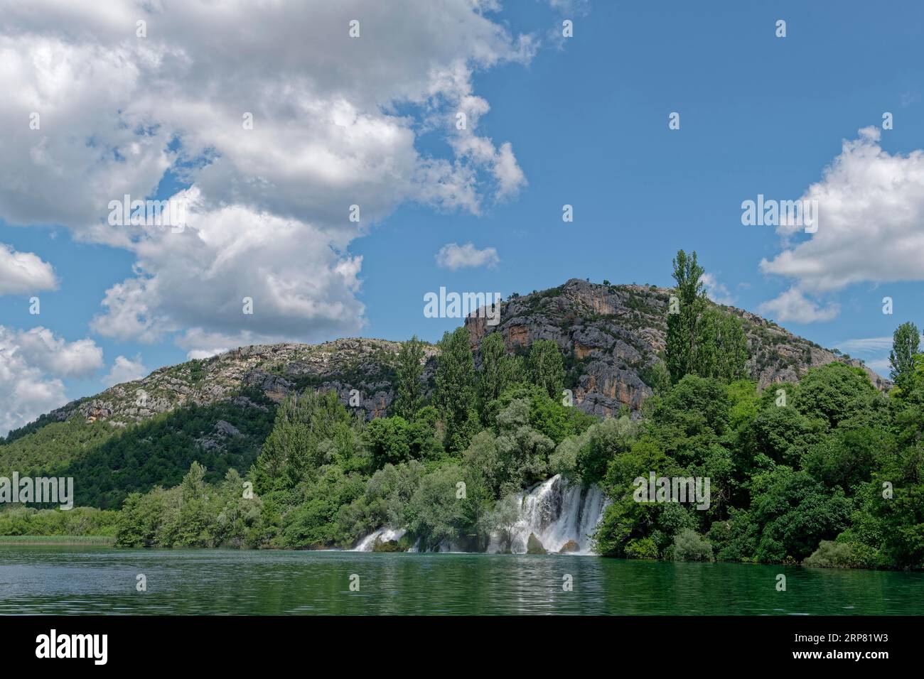 Roski Waterfall, Roski Slap, on the Krka River in the Krka National ...