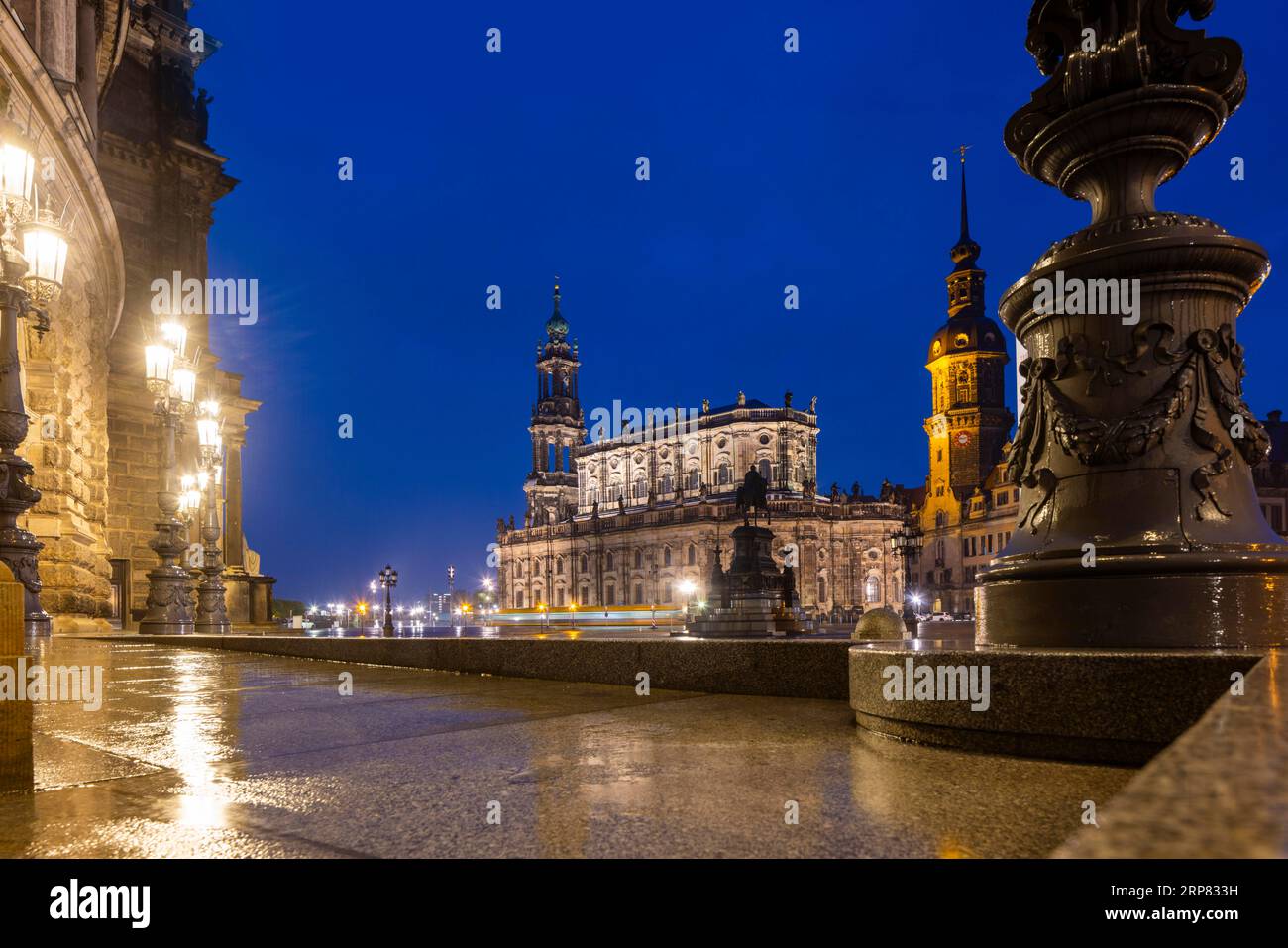 Semper Opera House, Court Church, Residence Palace, Hausmann Tower ...