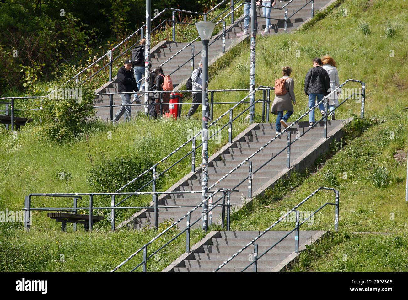 Stairs for pedestrians hi-res stock photography and images - Alamy