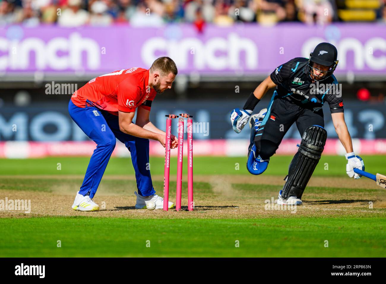 BIRMINGHAM, UNITED KINGDOM. 03 September, 2023. Gus Atkinson of England ...