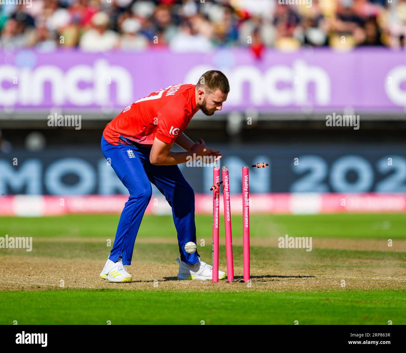 BIRMINGHAM, UNITED KINGDOM. 03 September, 2023. Gus Atkinson of England ...