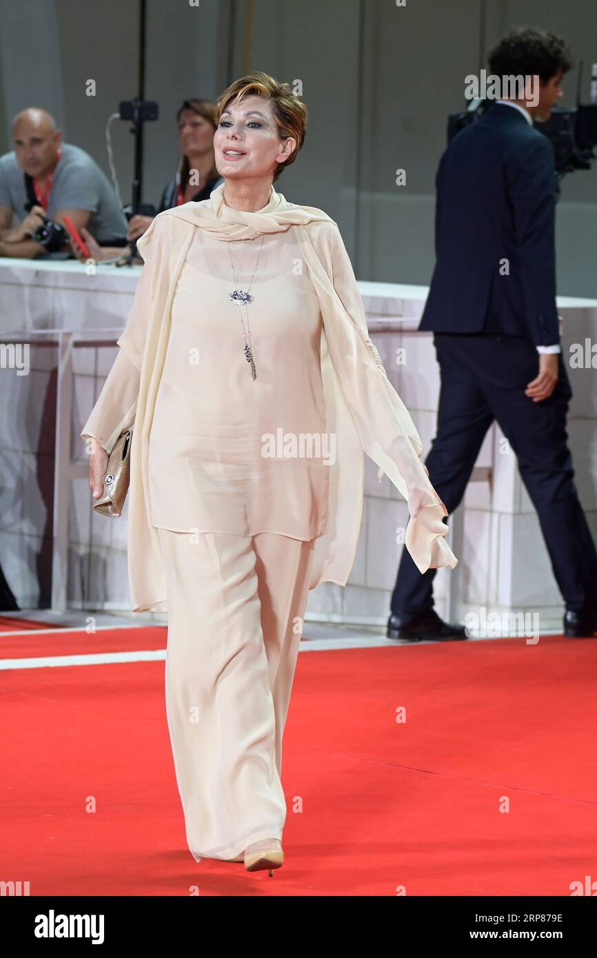 Venice Lido, Italy. 03rd Sep, 2023. Edwige Fenech attends the red ...