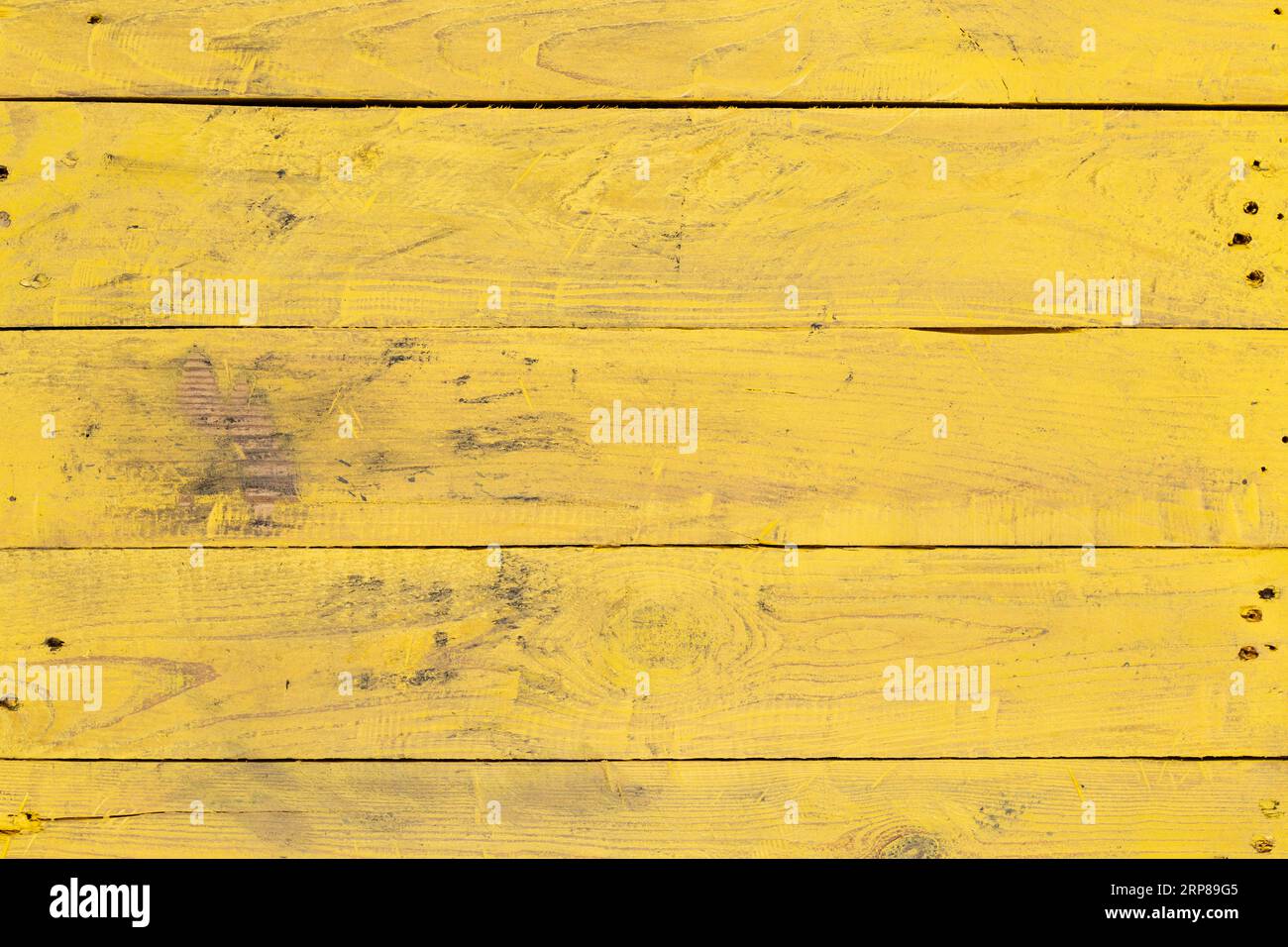 Weathered yellow wood texture background. Yellow stained wooden ...