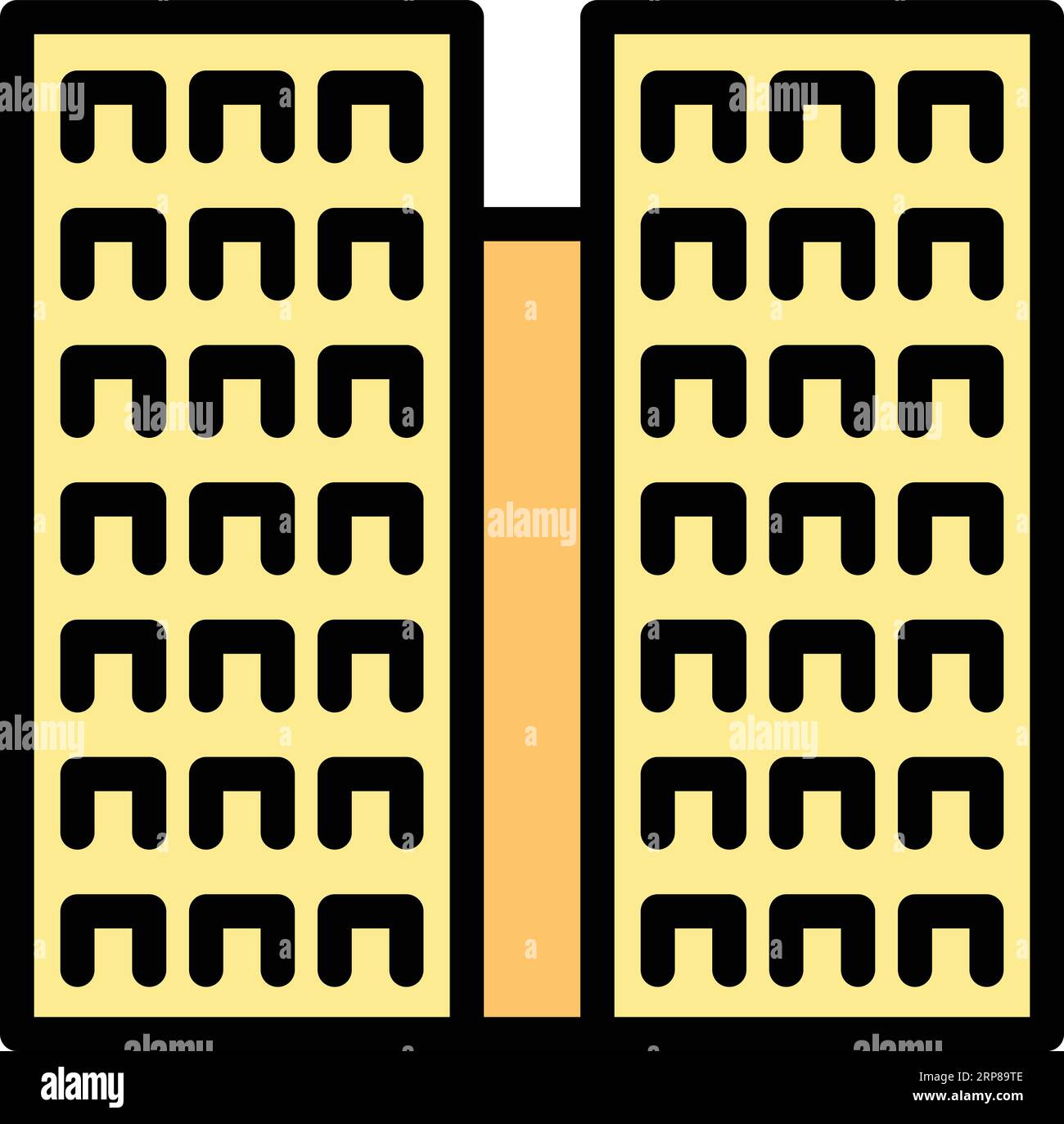 Morocco building icon outline vector. City skyline. City travel color ...