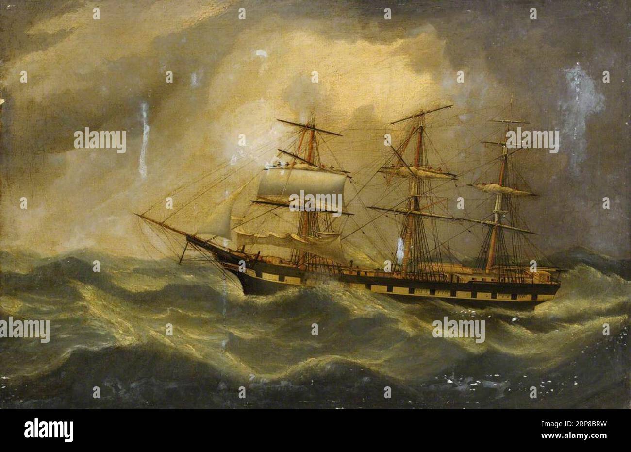 The ship Thomas Harward by Duncan MacFarlane Stock Photo - Alamy