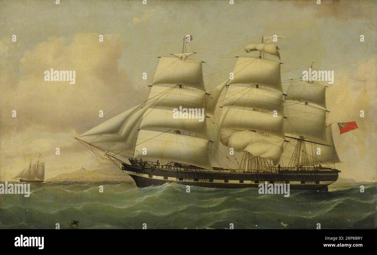 The ship 'Waterloo by Duncan MacFarlane Stock Photo - Alamy