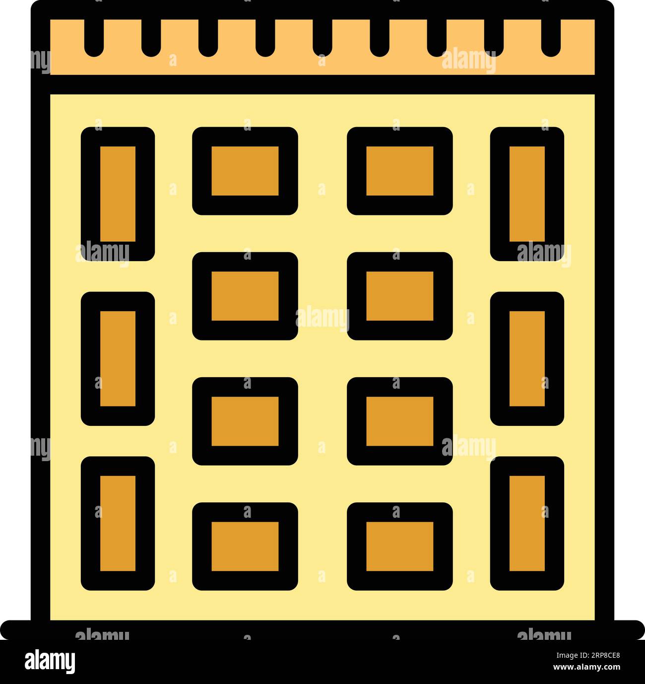Malta icon outline vector. Map landmark. European skyline color flat ...