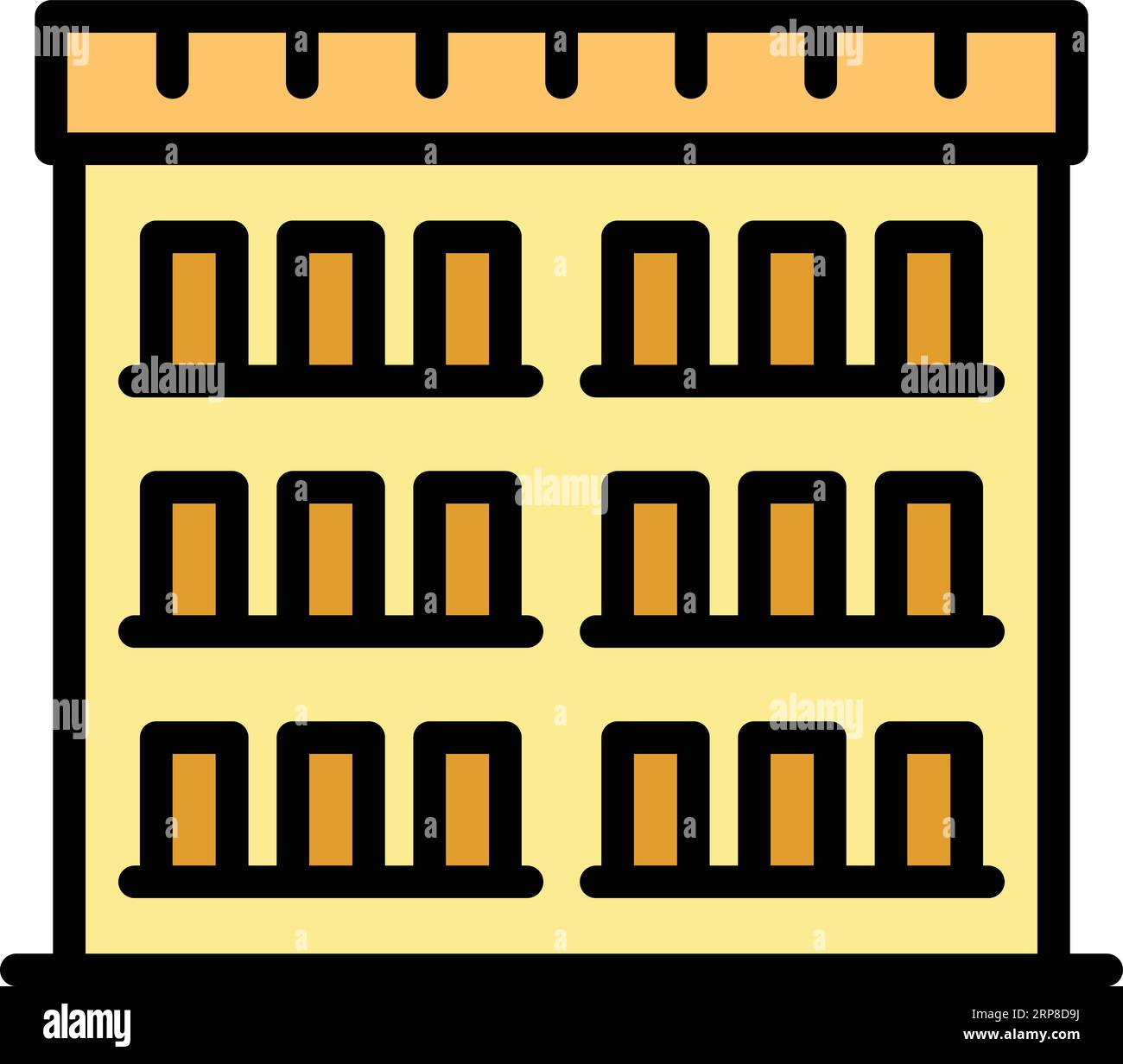 House church icon outline vector. Malta map. Landmark island color flat ...