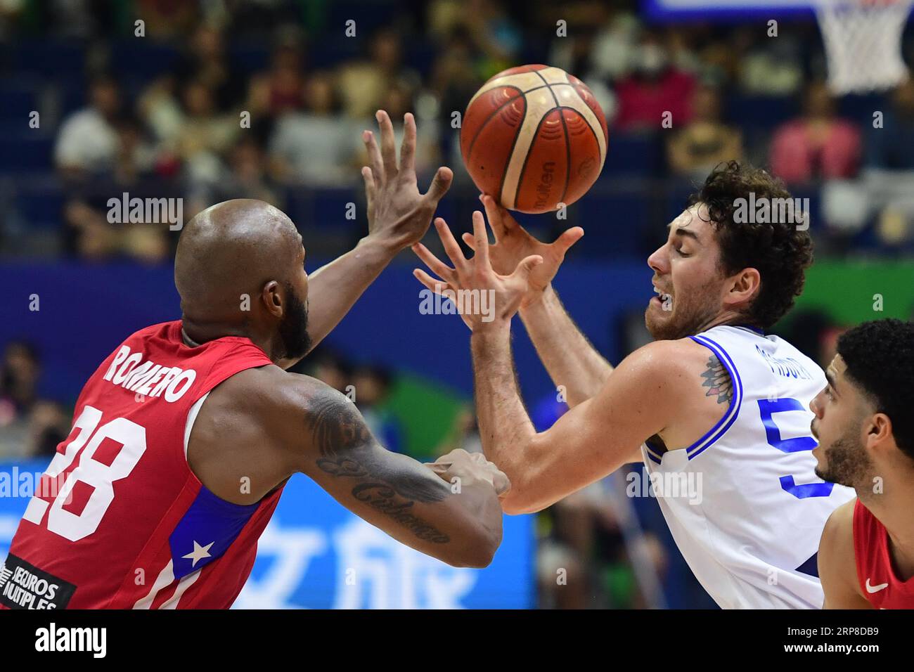 Quezon City, Philippines. 03rd Sep, 2023. Ismael Romero (L), Jordan ...