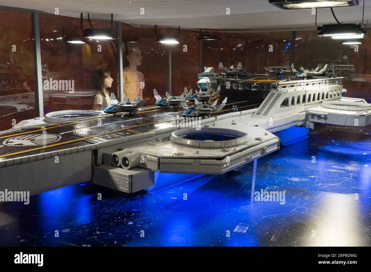 (190301) -- BUDAPEST, March 1, 2019 -- Lego Brick Exhibition is held at ...