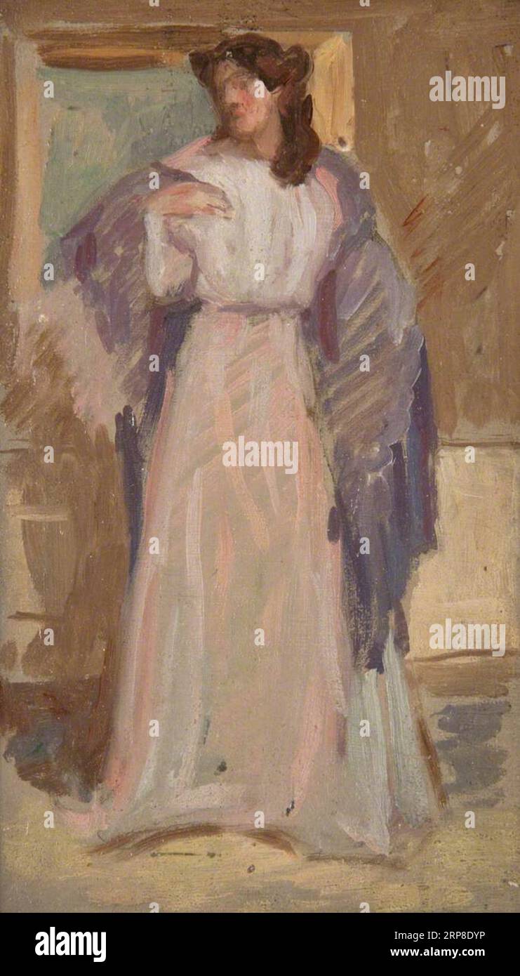 Woman Standing circa 1907 by Arthur Studd Stock Photo - Alamy