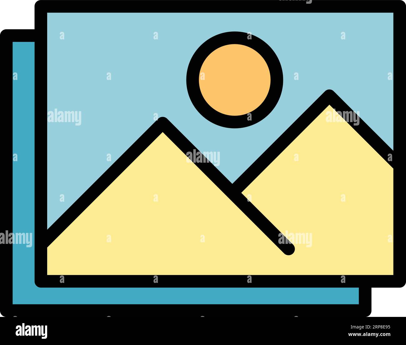 Focus snapshot icon outline vector. Image cam. Smartphone cell color ...