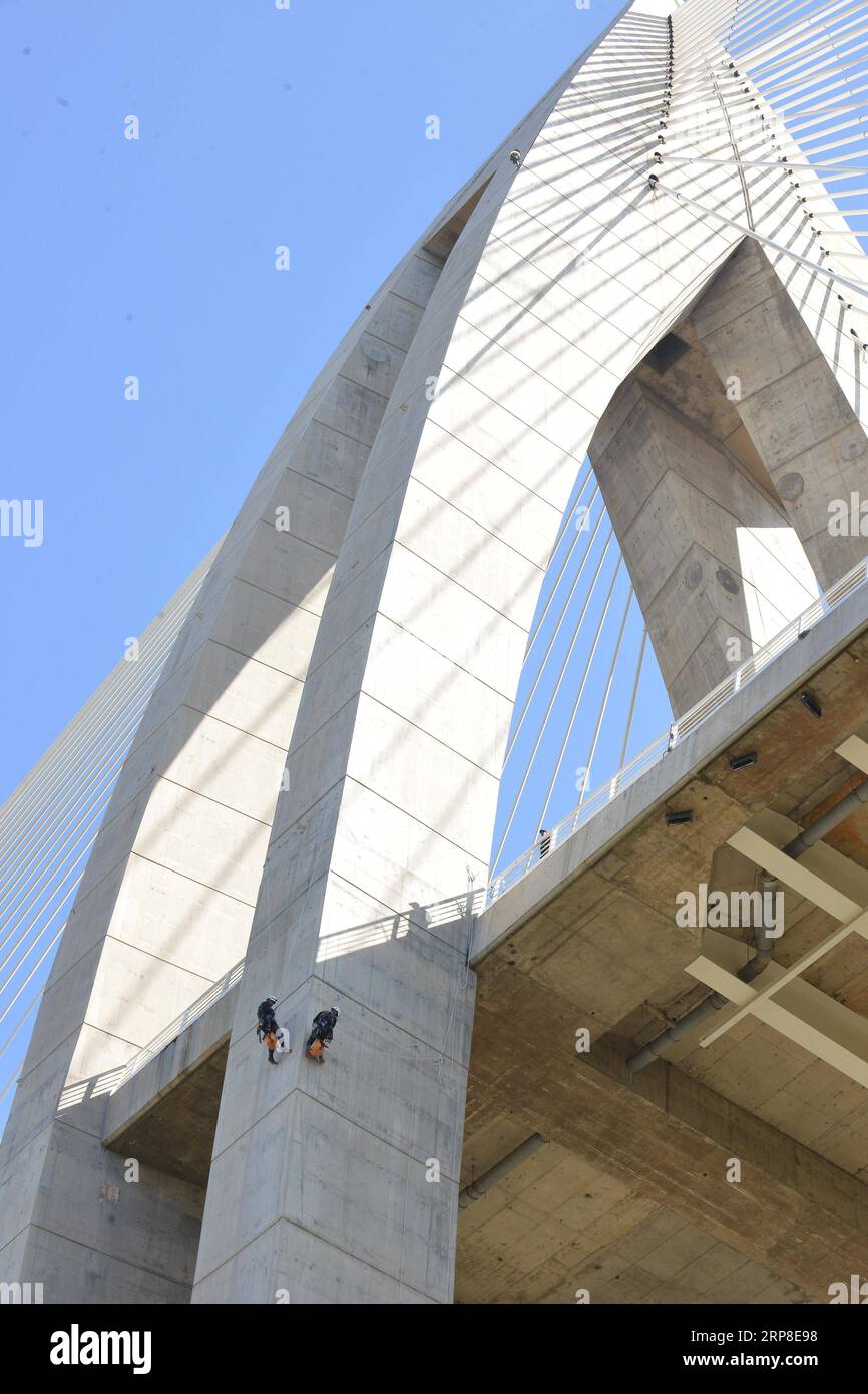 (190301) -- MOROCCO, March 1, 2019 -- Two Moroccan Ninjas inspect the ...
