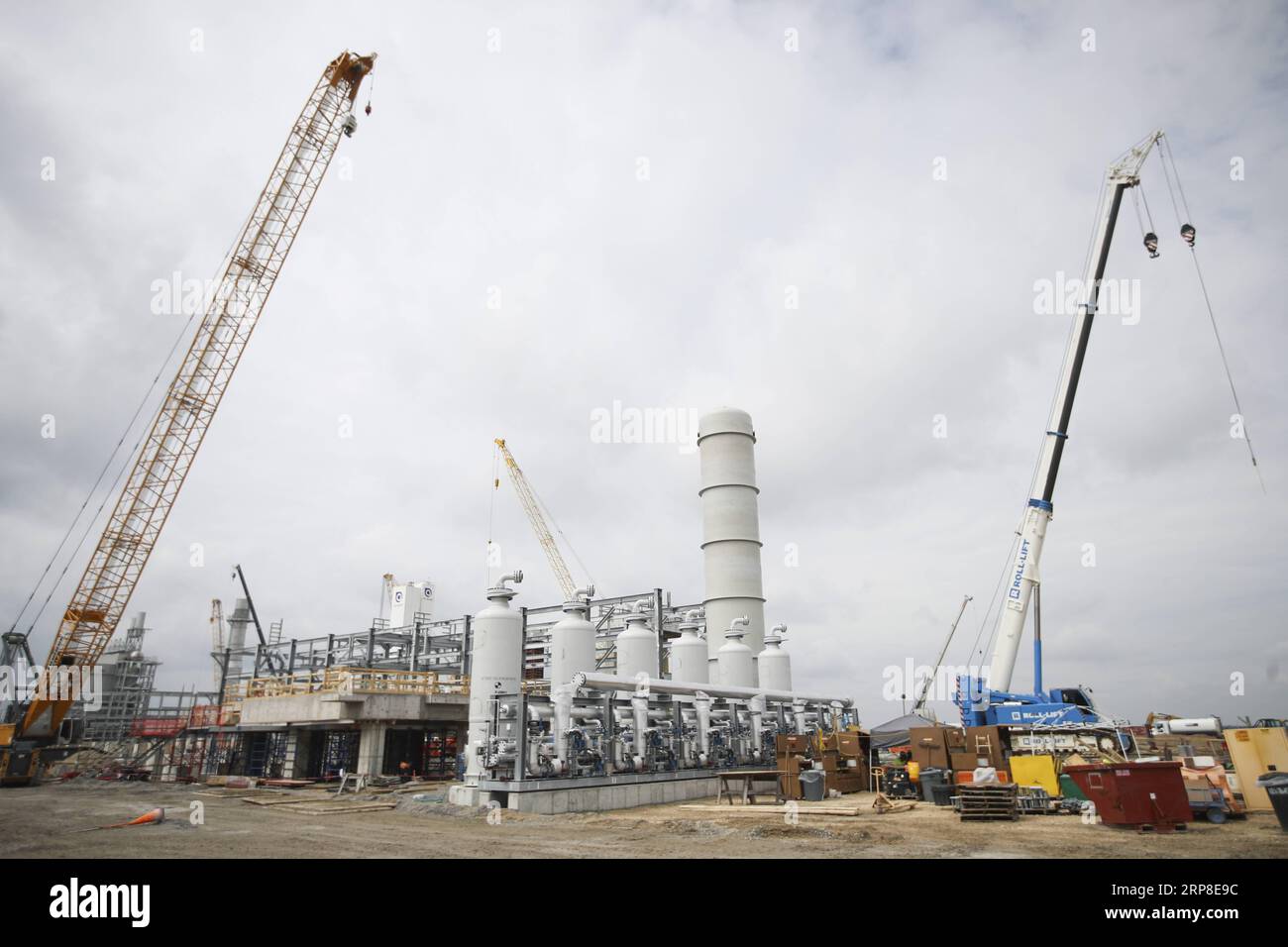 (190301) -- ST. JAMES PARISH (U.S.), March 1, 2019 -- The photo taken ...