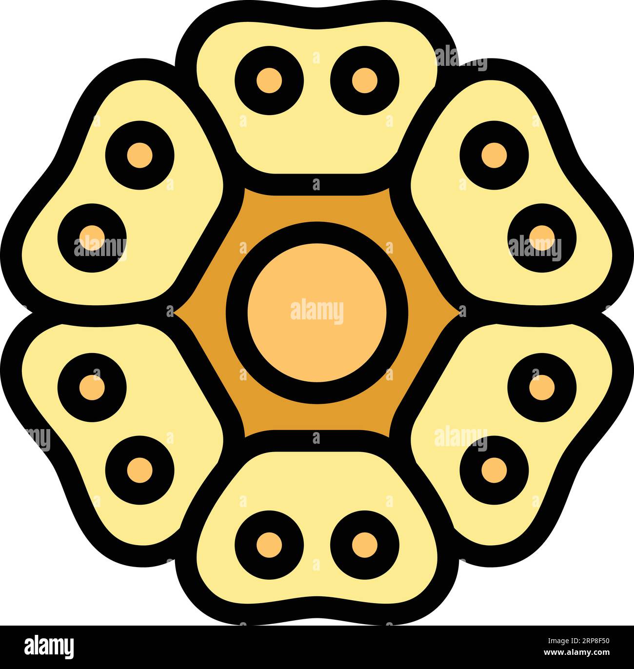 Bouquet rafflesia icon outline vector. Flower plant. Tropical plant ...