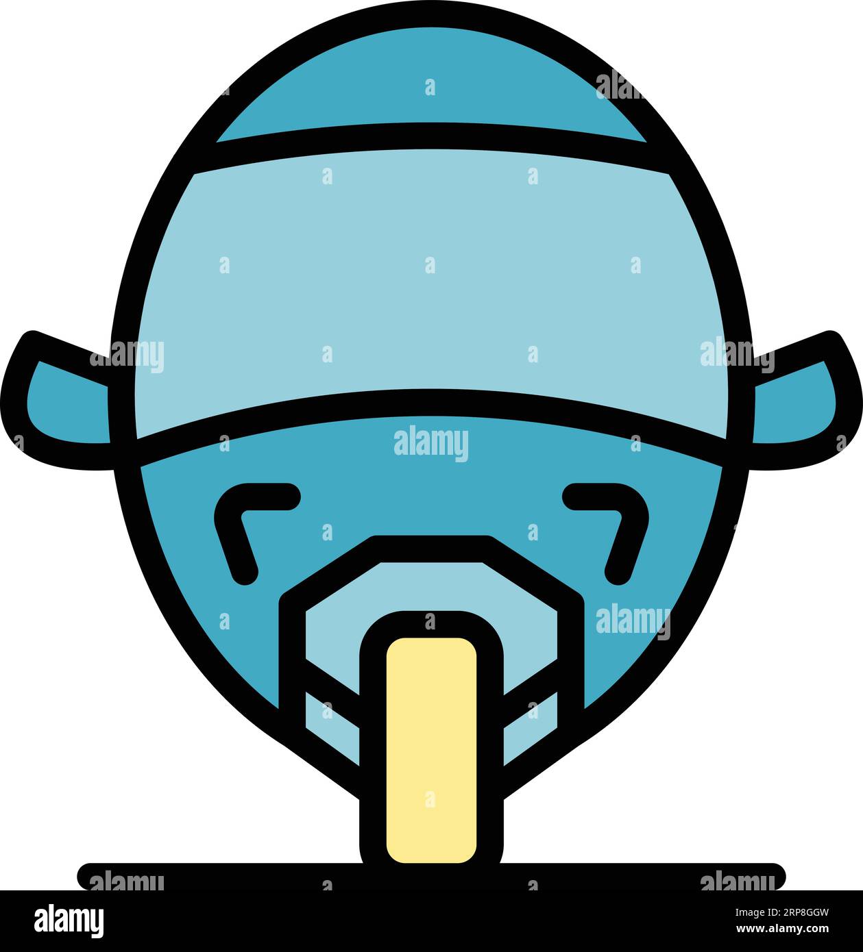 Bajaj tricycle icon outline vector. Old trishaw. Asia tuk color flat ...