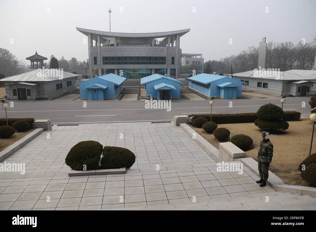 (190309) -- PYONGYANG, March 9, 2019 (Xinhua) -- Photo taken on March 5 ...