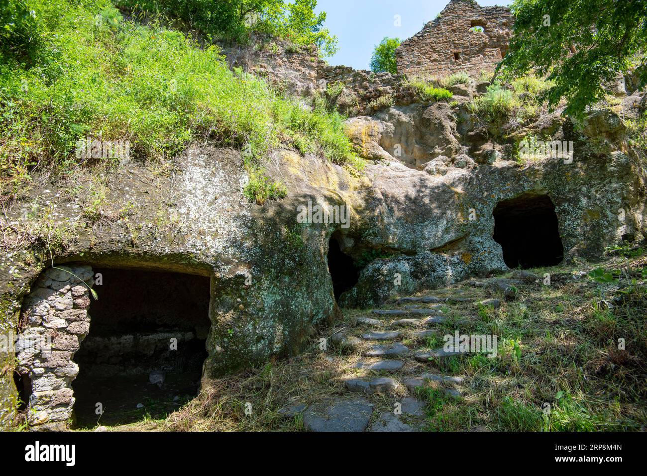 Ruins of Antica Monterano - Italy Stock Photo - Alamy