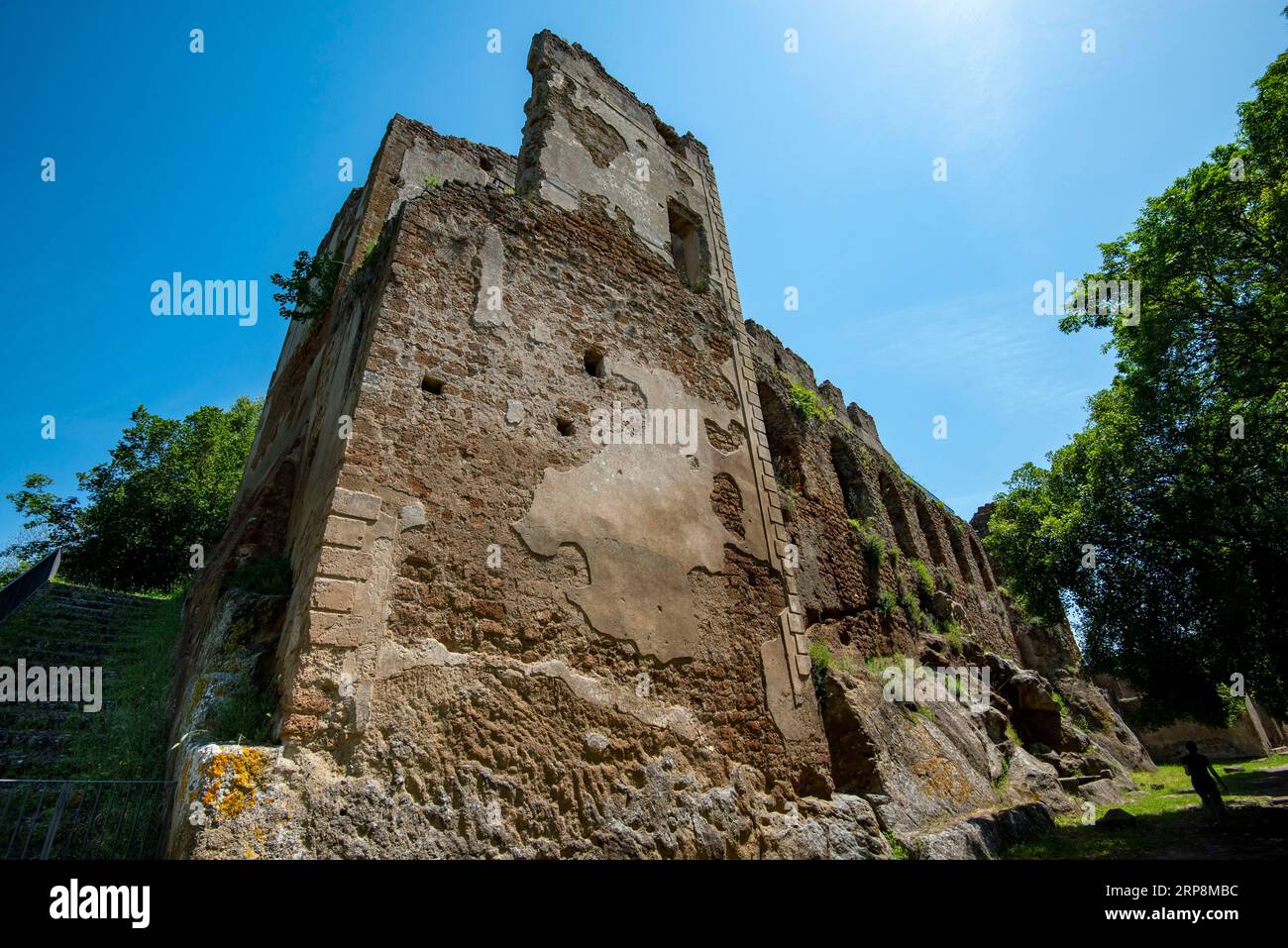 Ruins of Antica Monterano - Italy Stock Photo - Alamy
