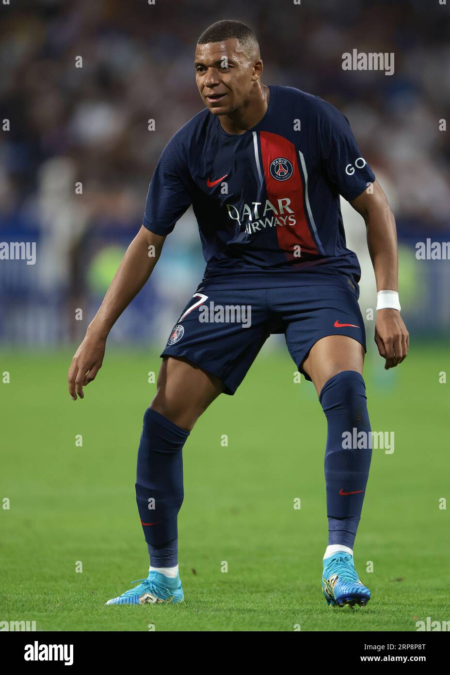 Lyon, France. 3rd Sep, 2023. Kylian Mbappe of PSG during the Ligue 1 ...