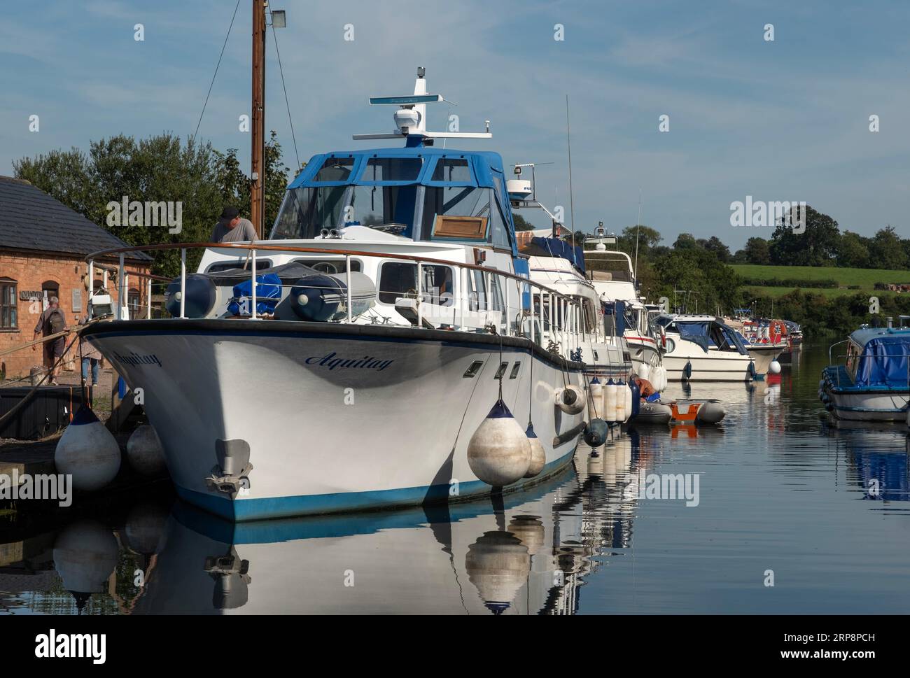 Sharpness Marina in Gloucestershire Stock Photo - Alamy