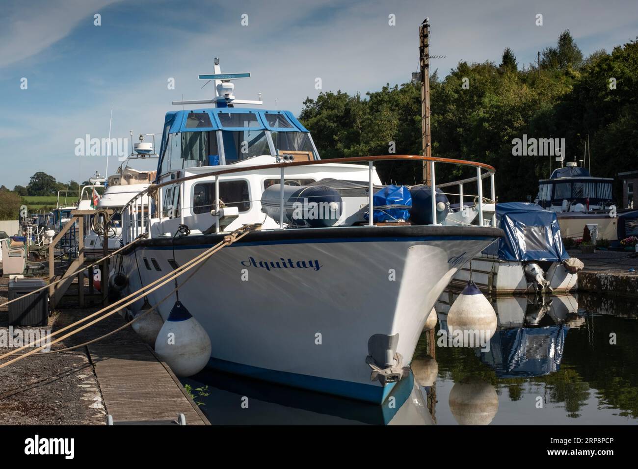Sharpness Marina in Gloucestershire Stock Photo - Alamy