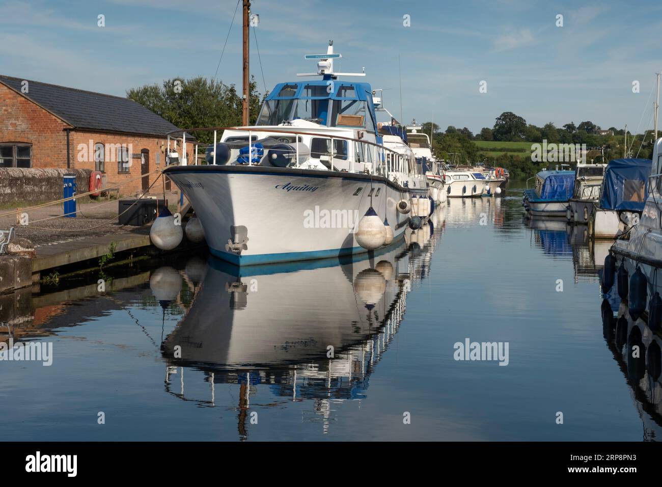 Sharpness Marina in Gloucestershire Stock Photo - Alamy