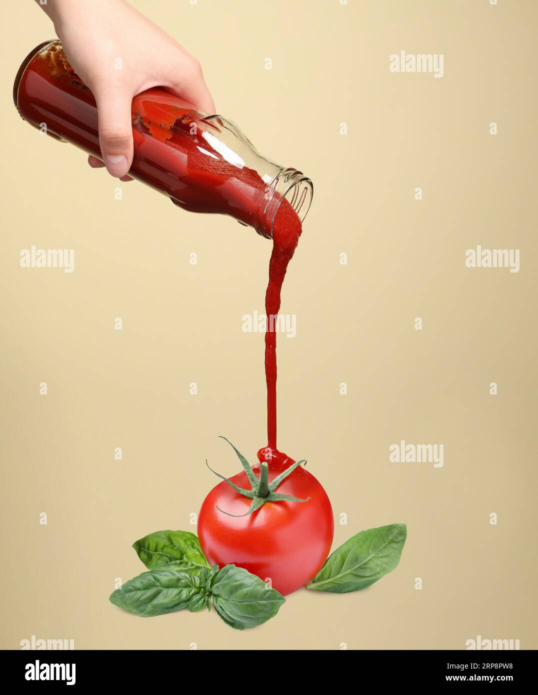 Hand pouring natural seasoning whole hi-res stock photography and ...