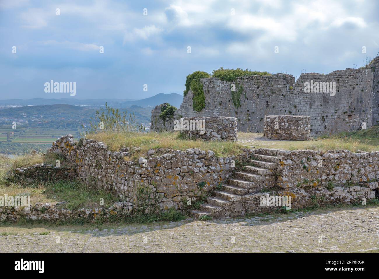 Medieval Rosafa Fortress Ruins in Skadar, Albania Stock Photo - Alamy