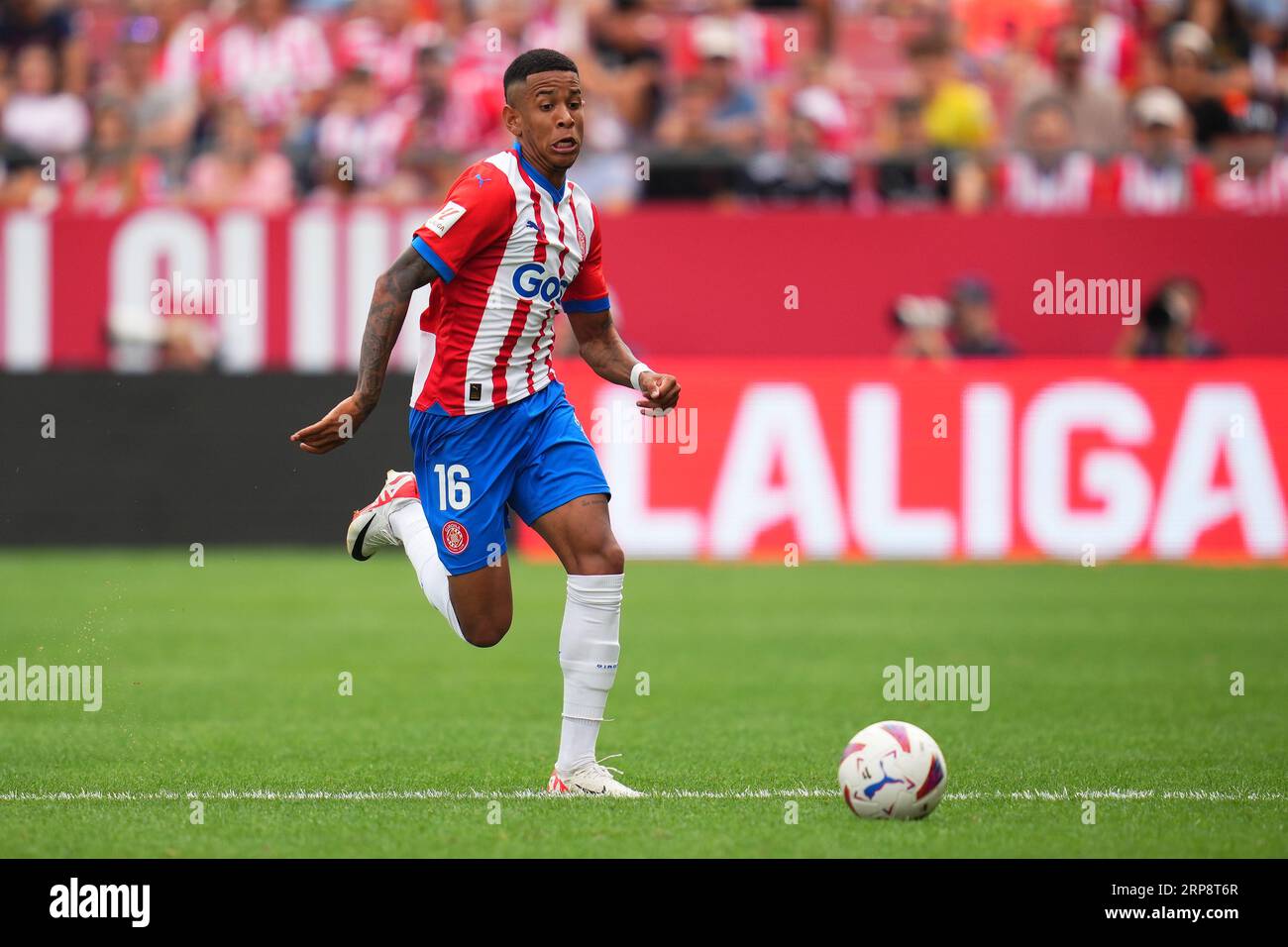 Girona, Spain. 03rd Sep, 2023. Savio Moreira Savinho of Girona FC ...
