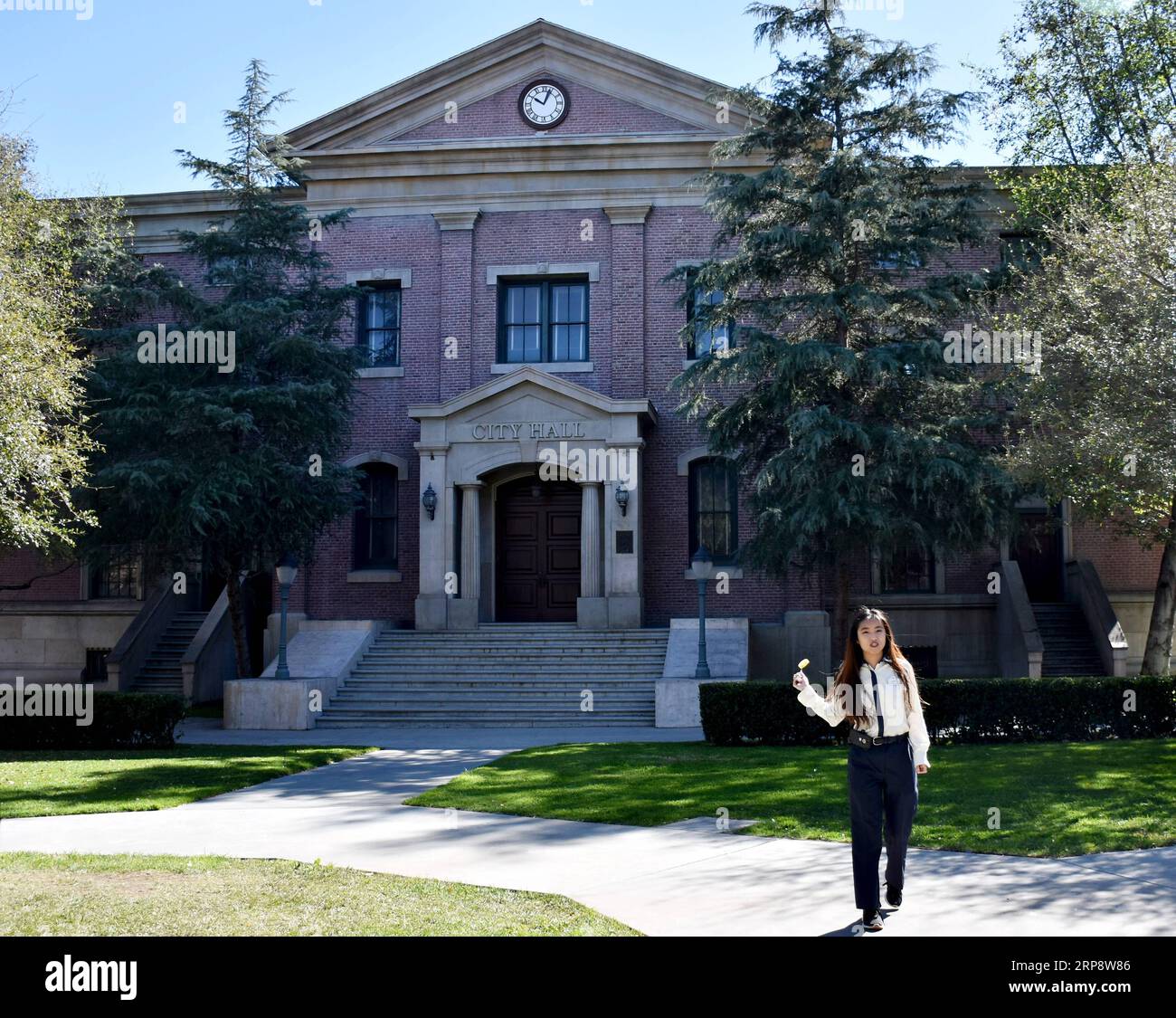 (190316) -- LOS ANGELES, March 16, 2019 (Xinhua) -- Tang Mengwei, the ...