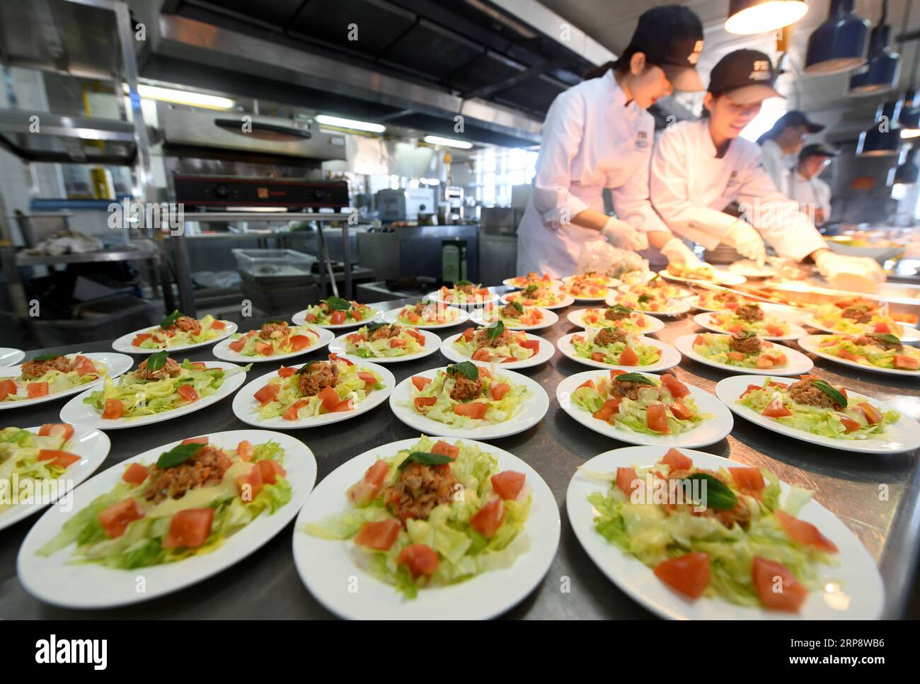 (190316) -- TIANJIN, March 16, 2019 (Xinhua) -- Students majoring in ...