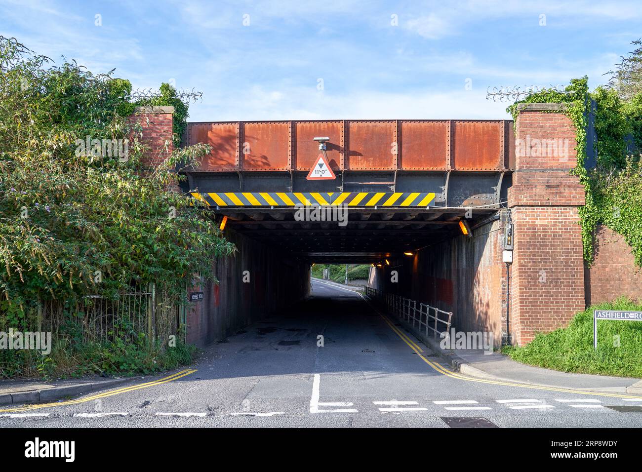 Road bridge over a railway hi-res stock photography and images - Alamy