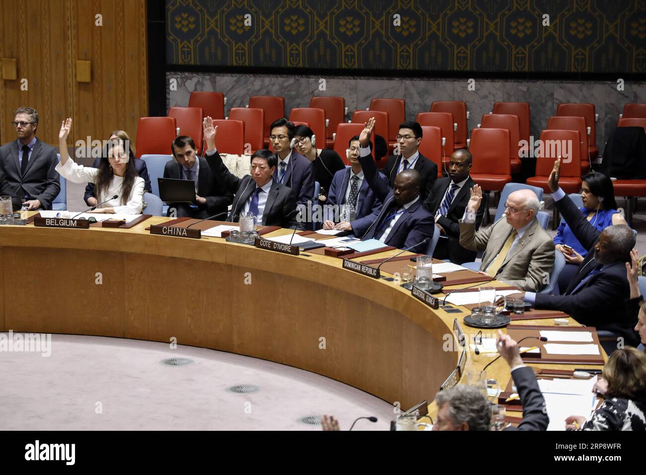 (190316) -- UNITED NATIONS, March 16, 2019 -- Photo taken on March 15 ...