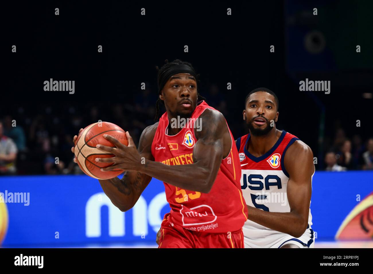 Asia Arena, Manila, Philippines. 1st Sep, 2023. Kendrick Perry (MNE ...