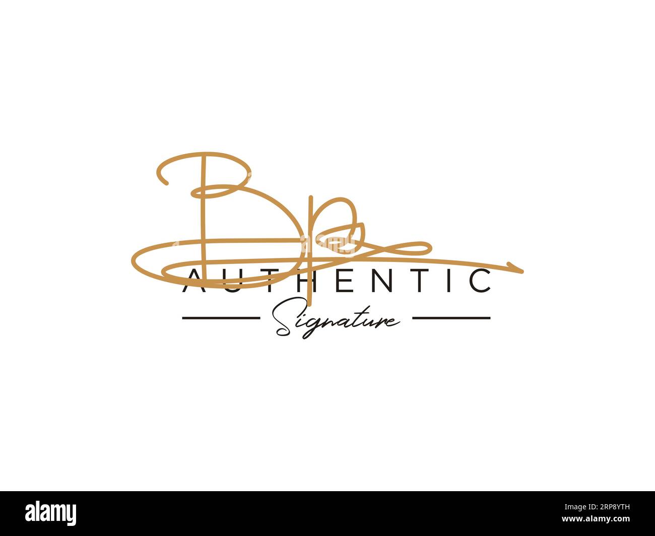 BP Signature Logo Template Vector Stock Vector Image & Art - Alamy